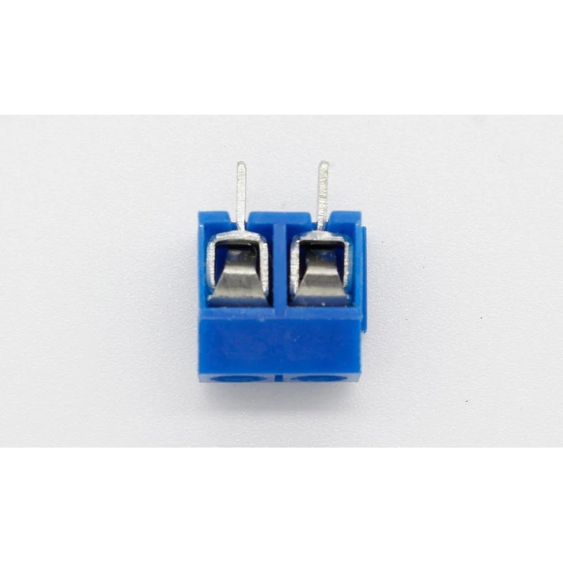 Bornier à vis KF301-2P bleu pour prototypage PCB