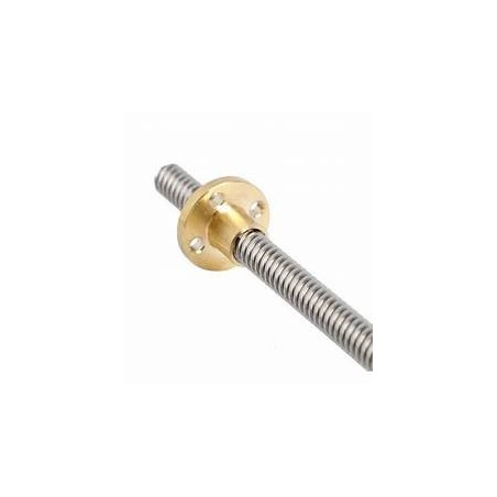 40 cm long and 8mm diameter threaded rod with nut