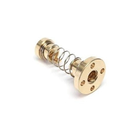 Spring-loaded non-return nut for T8 threaded rod, lead screw for 3D ...